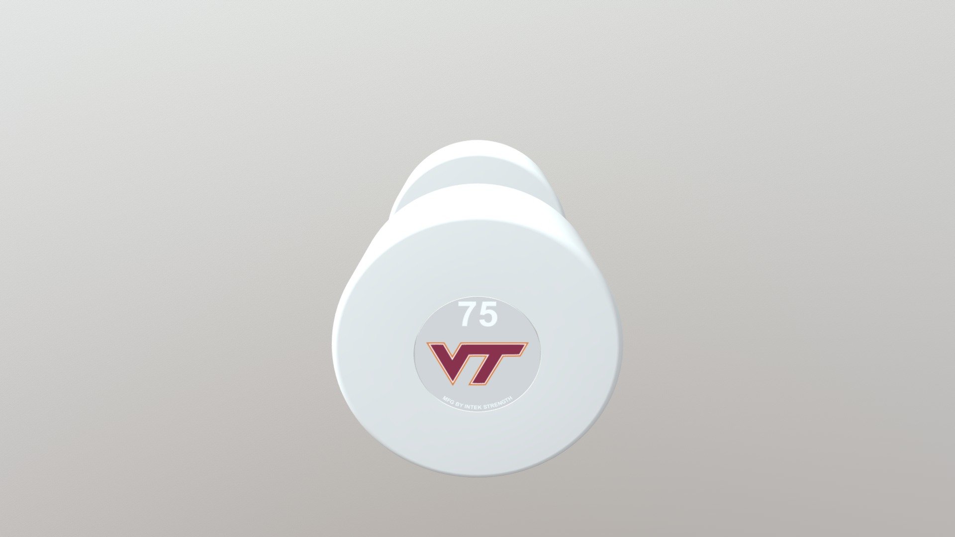 Intek DS Dumbbell - Virginia Tech - 3D model by IntekStrength [bdda54e ...