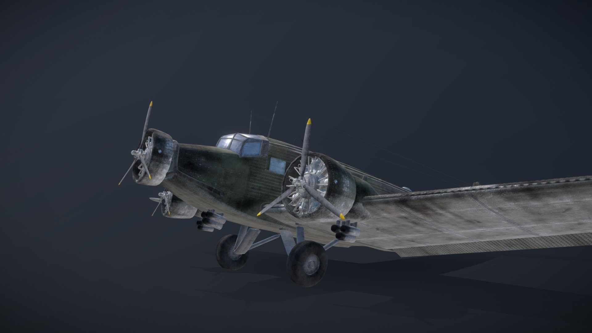 Junkers Ju-52 - 3D model by FruchtQuark [bddb416] - Sketchfab
