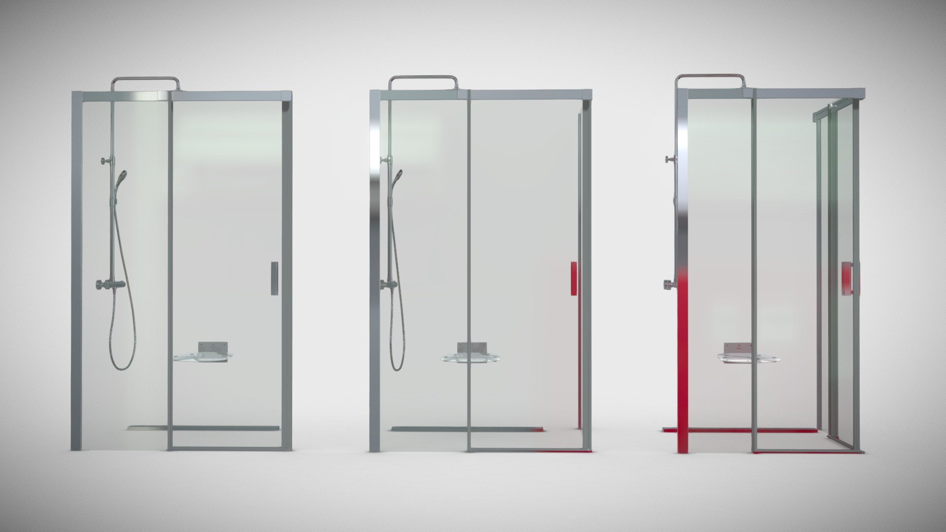 Shower room RAVAK Matrix - Buy Royalty Free 3D model by madMIX [bddc5b8 ...