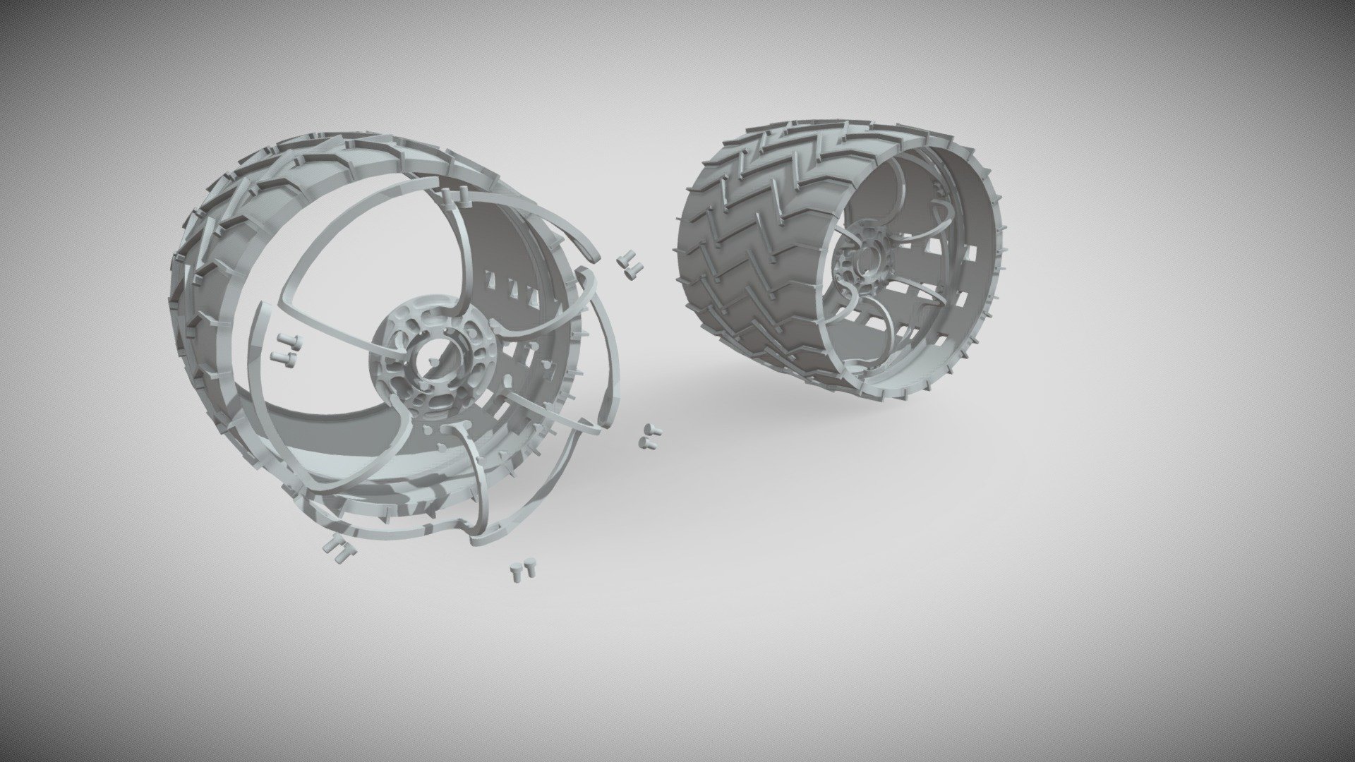 Curiosity Wheel - 3D model by Michał Kapica (@mikapok) [bddcb23 ...