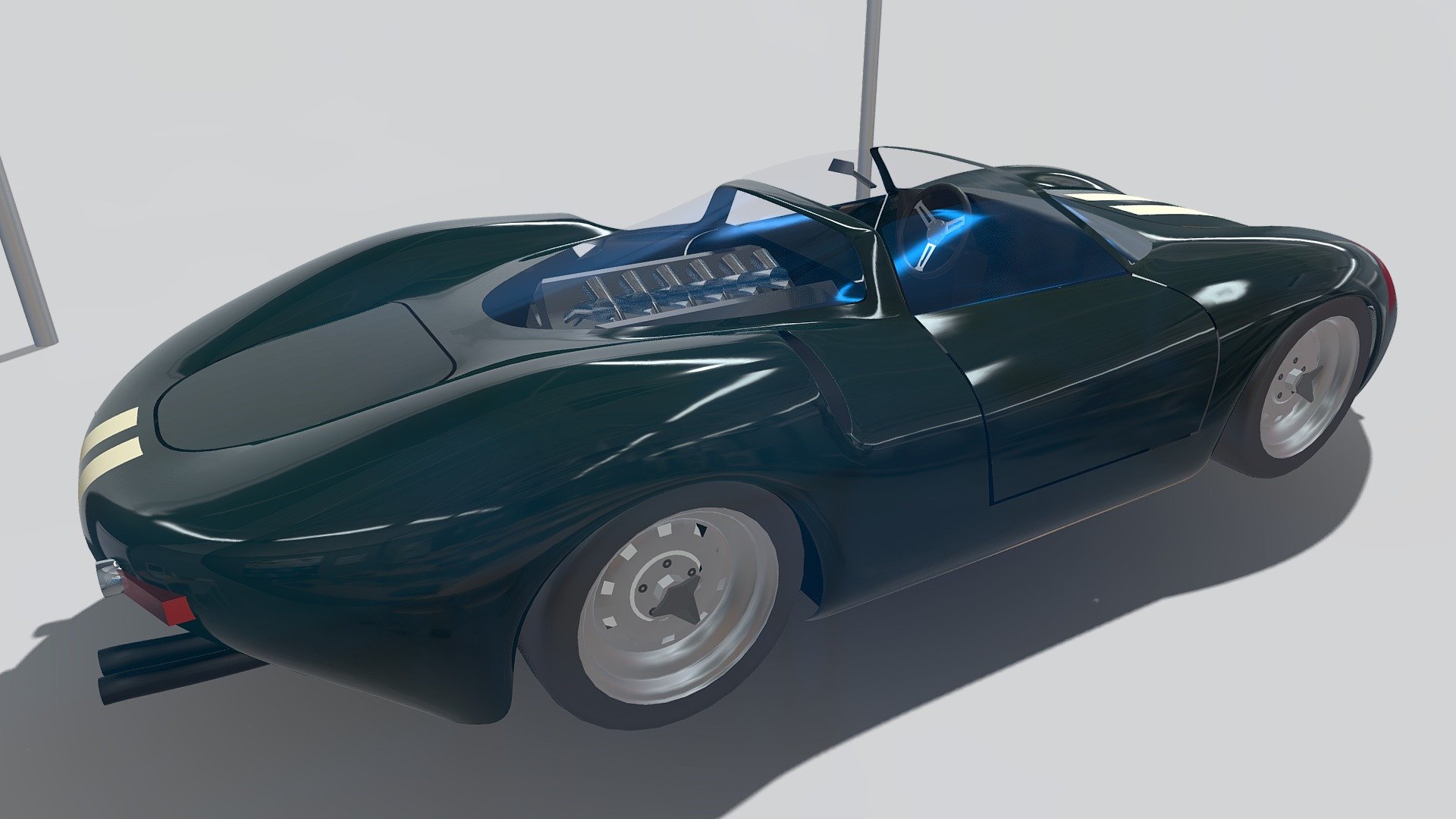 Jaguar XJ13 - 3D model by Carrozze DÄULARI (@alhertenberger) [bdde48d ...
