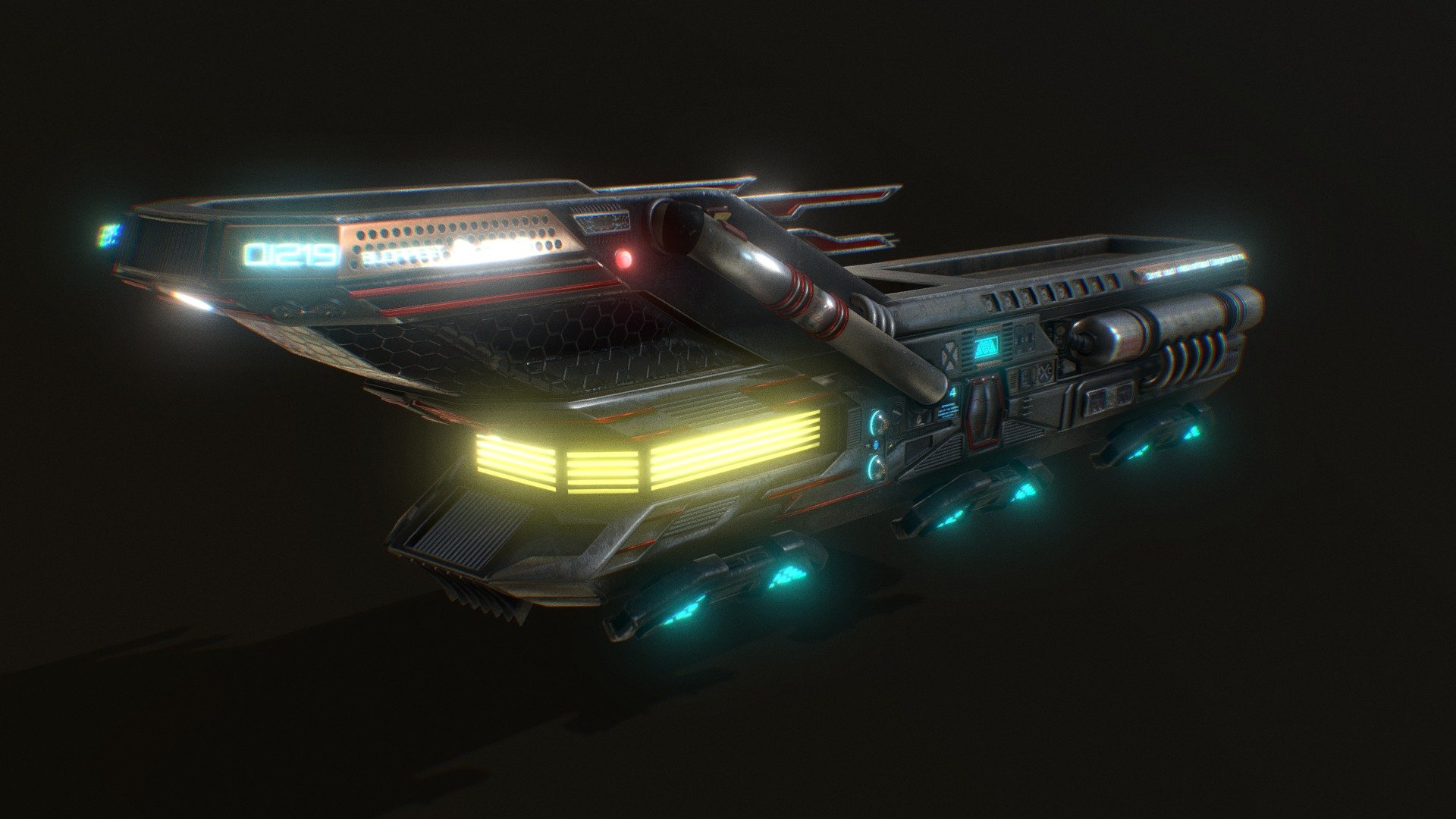 CyberTrain - 3D model by Maxim Senchenko (@SenchenkoMA) [bdde50d ...
