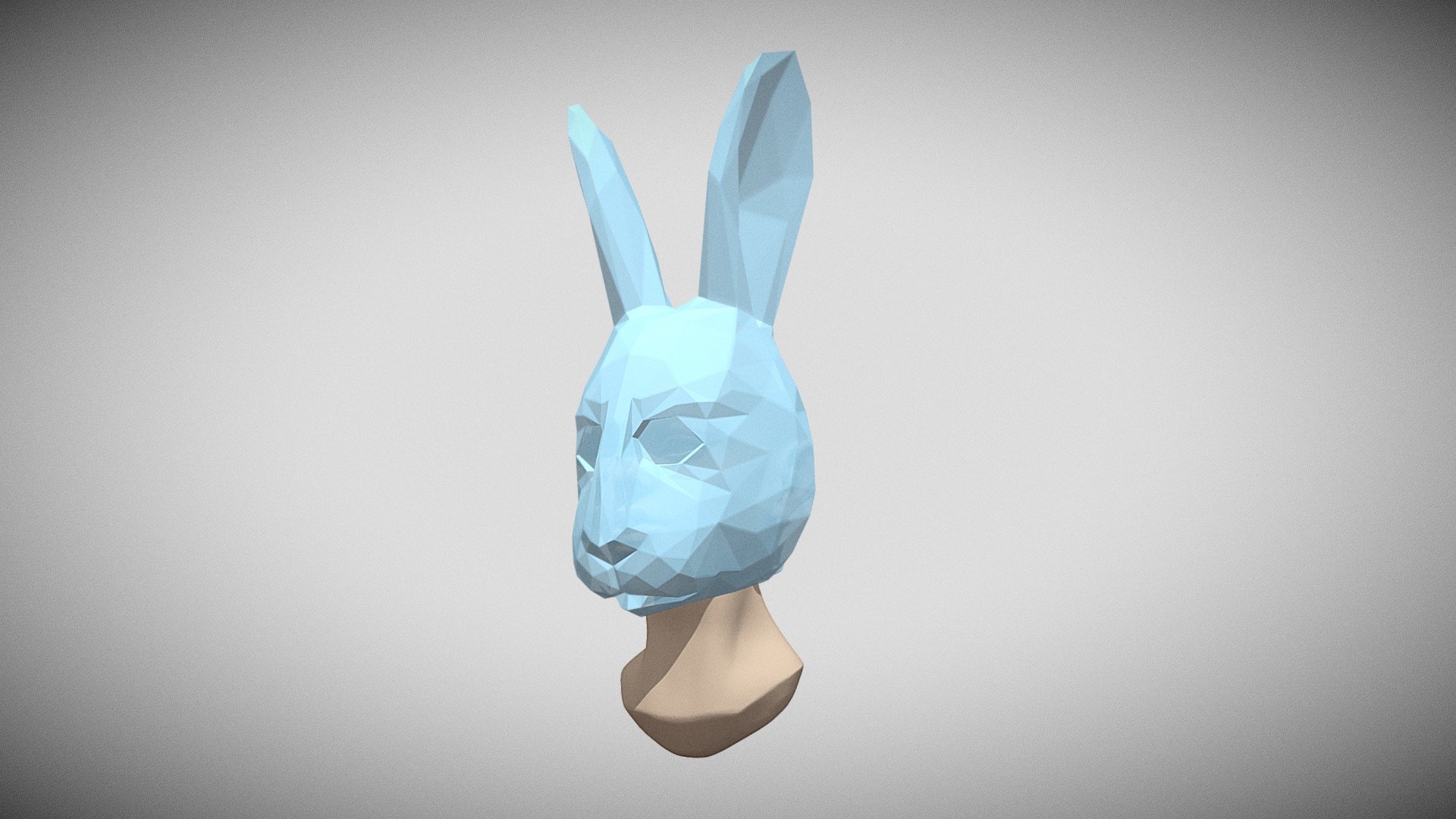 Paper Rabbit (draft) - 3D model by r3Direct [bddee2a] - Sketchfab