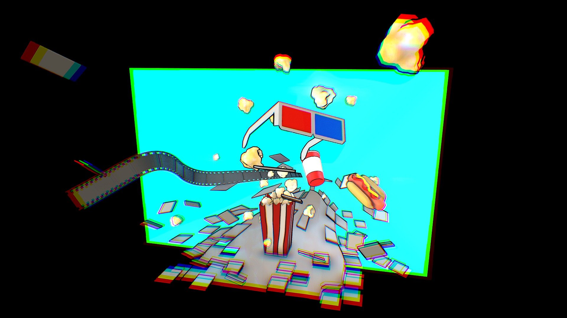3D PopCorn - Buy Royalty Free 3D model by Mike3 117 (@Mike.Llanas ...