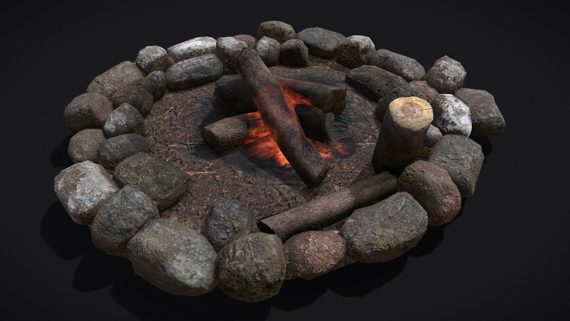 Small Fire Pit - Buy Royalty Free 3D model by GetDeadEntertainment ...