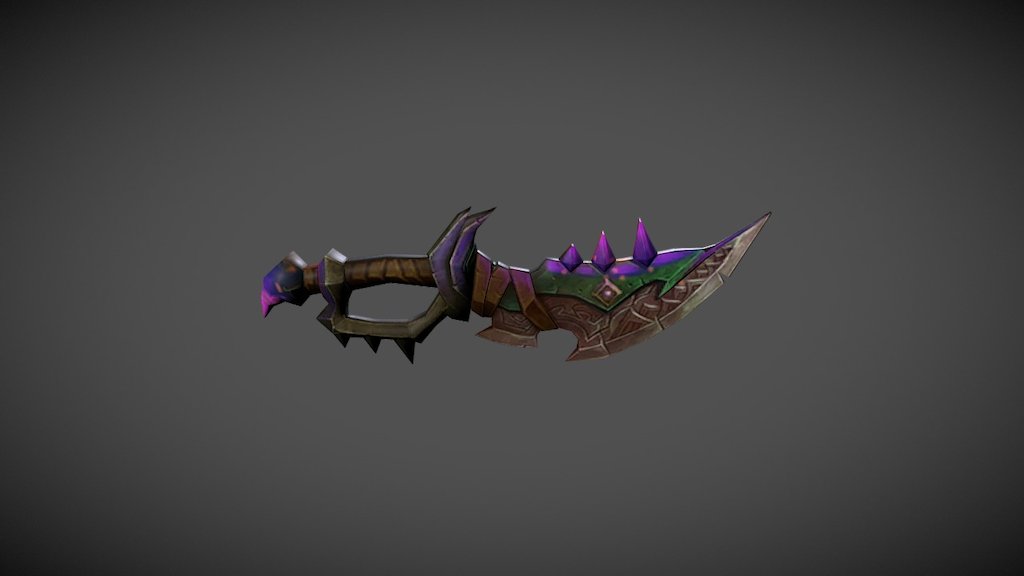 Orc dagger - 3D model by goldenpants [bde268a] - Sketchfab