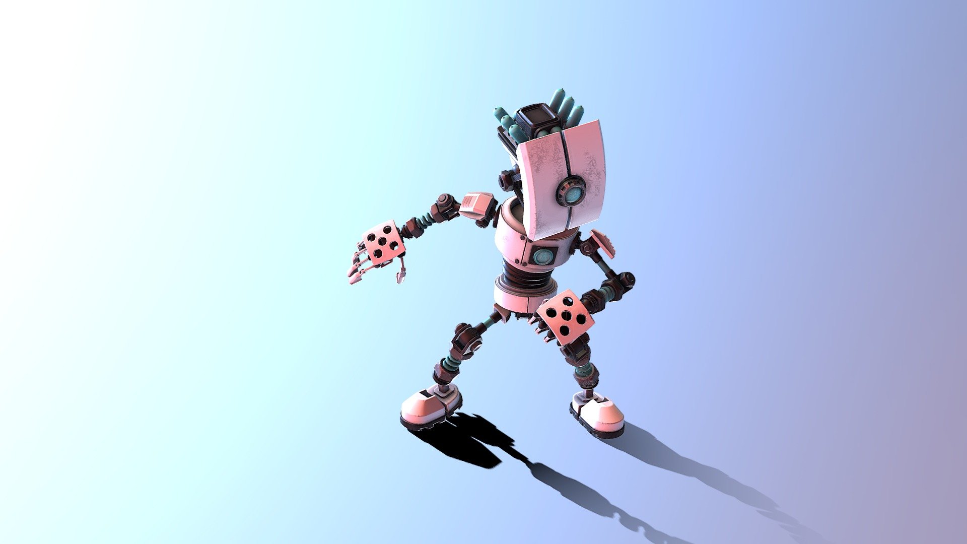 Robot model - 3D model by Yatesy02NC [bde27c9] - Sketchfab