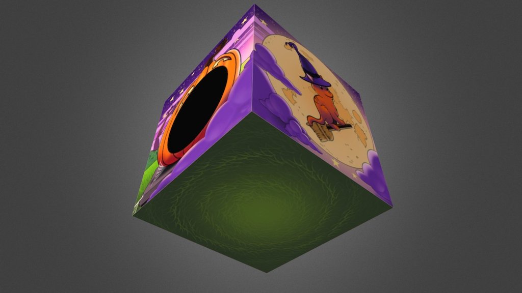 Halloween 3D Box - 3D model by CER_Lemus [bde2e12] - Sketchfab