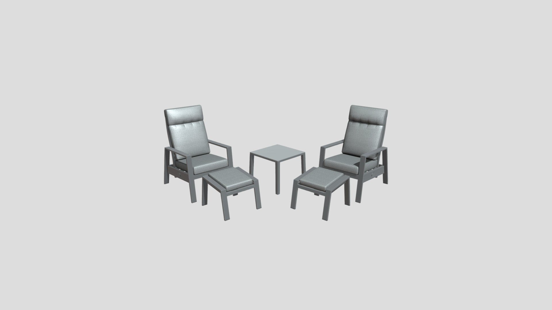 LOUNGE SET 5D BEL-AIR - Buy Royalty Free 3D model by 3DImaginationHub ...