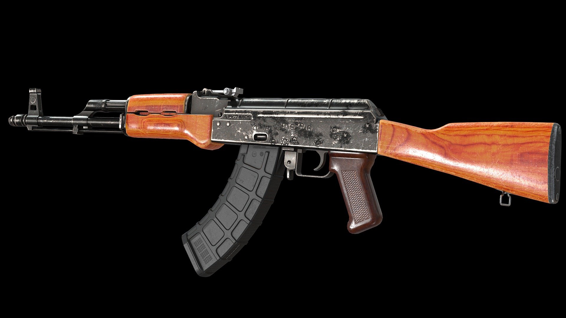 AKM (Model by Armored Wave) - Download Free 3D model by Andruxa-snajper ...