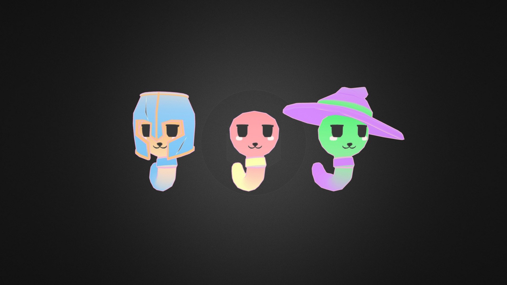 Candy Worms (Common Enemies) - Download Free 3D model by bluruler ...