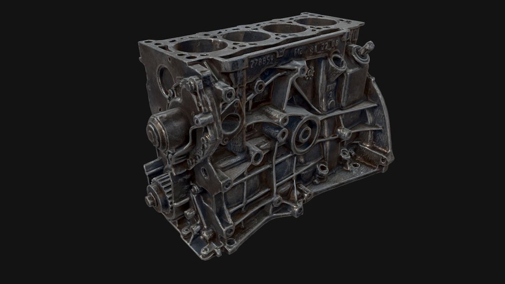 Car Engine - 3D model by Max Ramirez (@variantpolygon) [bde59a3 ...