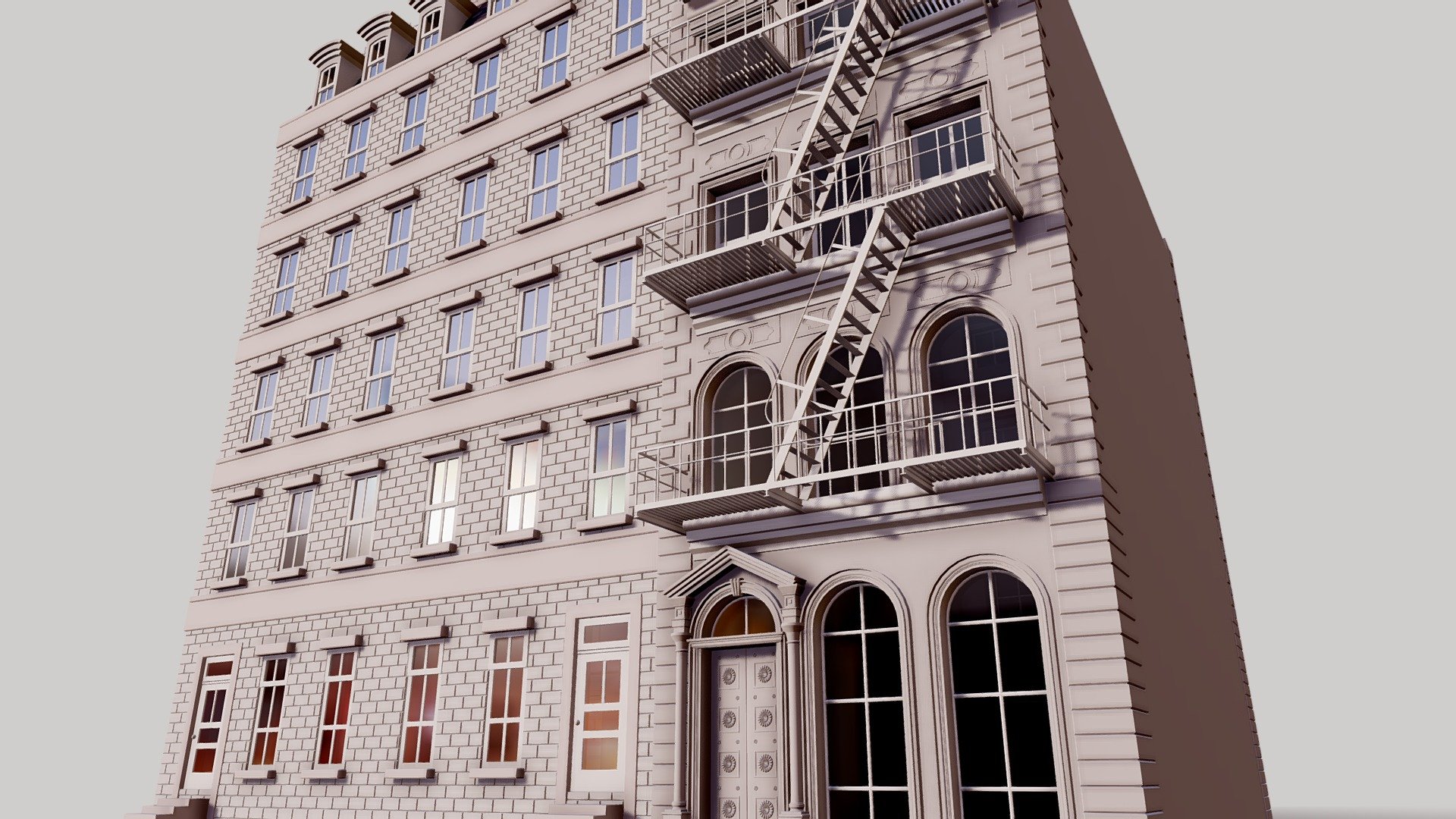 Commercial Building Facade 01 - Buy Royalty Free 3D model by Giimann ...