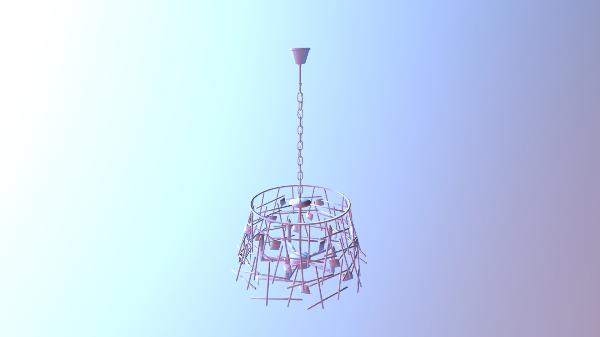 Подвесная люстра Vele Luce дизайнерская - 3D model by Lu.ru (@svetmagaz ...