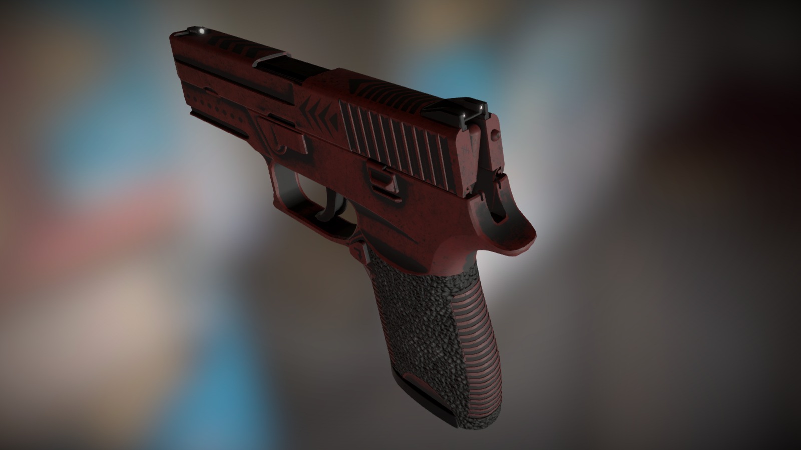 P250 | Cerakote - Red - 3D model by yuv912 [bde8345] - Sketchfab