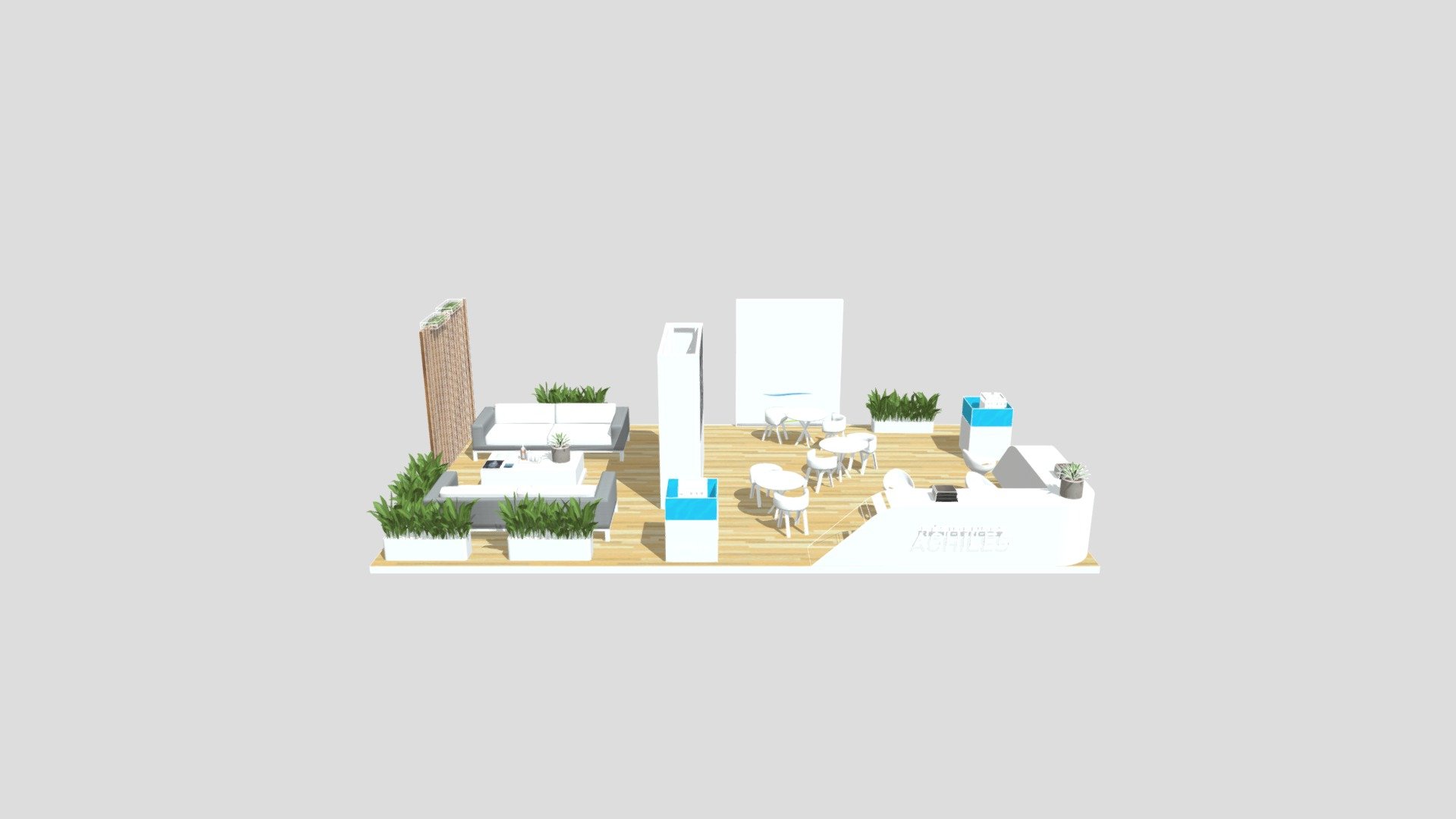 Stand Aghiles - 3D model by rcgroupe [bdea3e7] - Sketchfab