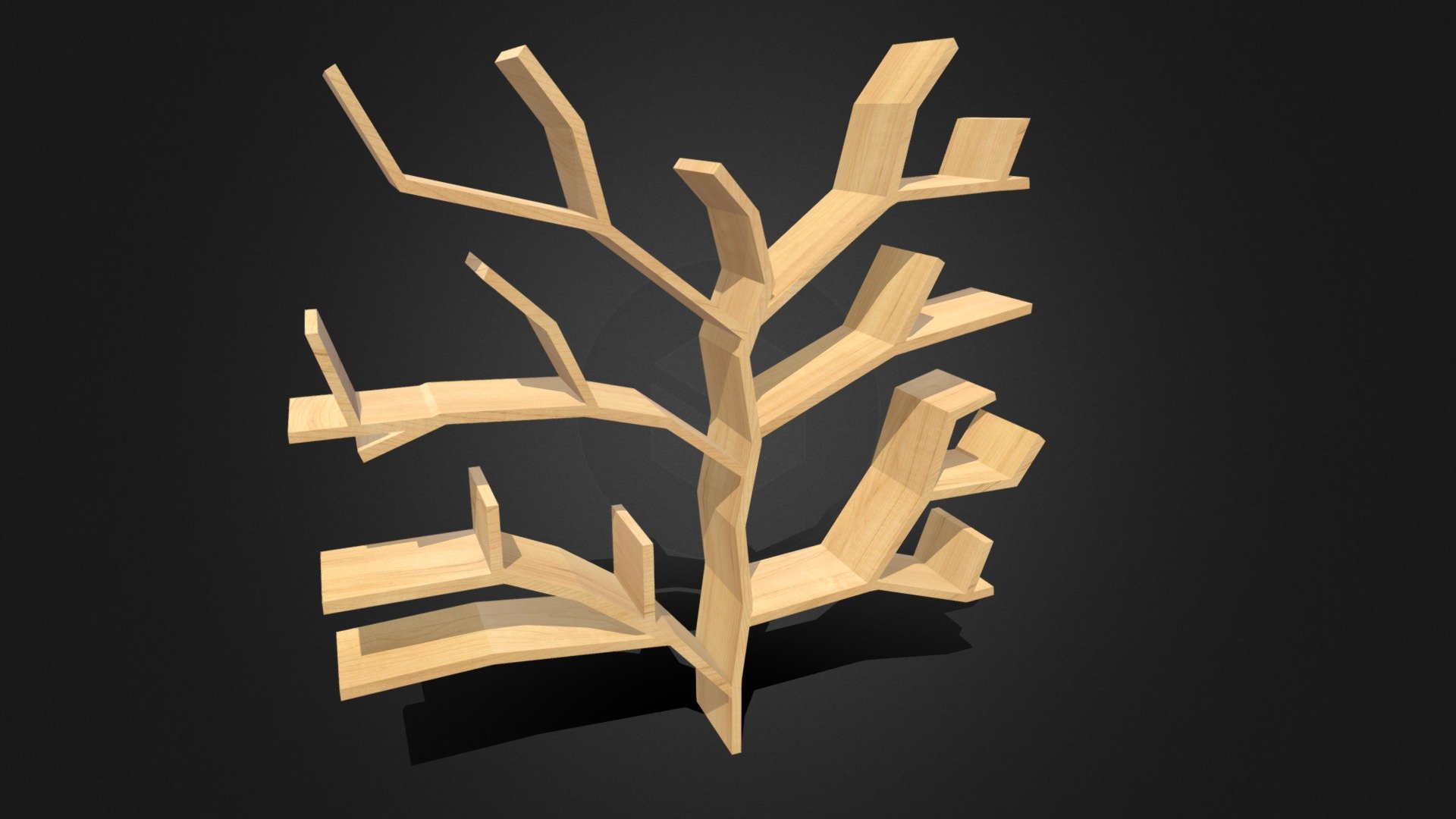 Tree Book Shelf - Download Free 3D model by sandeepkumar31 [bdea7de ...
