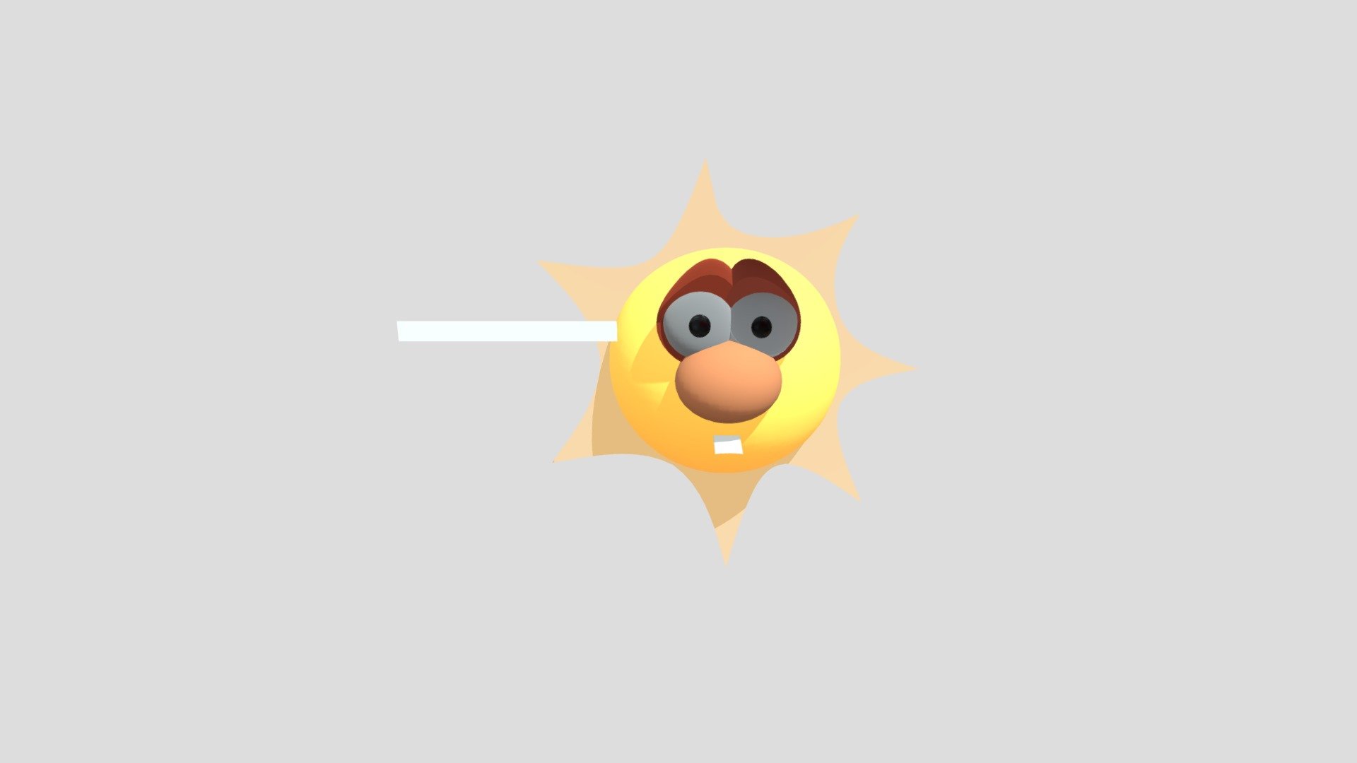 Sunny The Sun - Download Free 3D model by liamandnico [bdececa] - Sketchfab