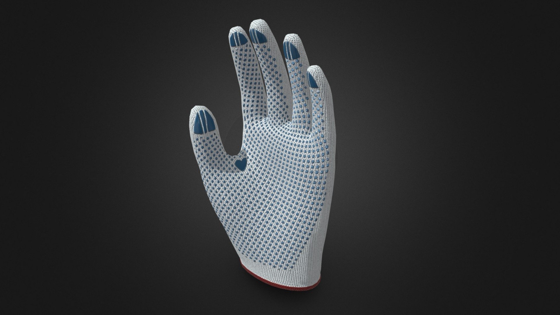 White PVC work gloves (low-poly) - Buy Royalty Free 3D model by Mirai ...