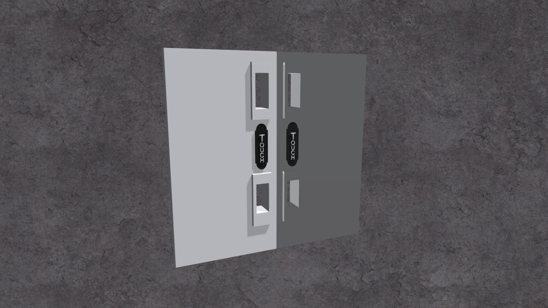 Fire Doors - V1 - 3D model by Velivian Fesothe (@fesothe) [bdf2ed4 ...
