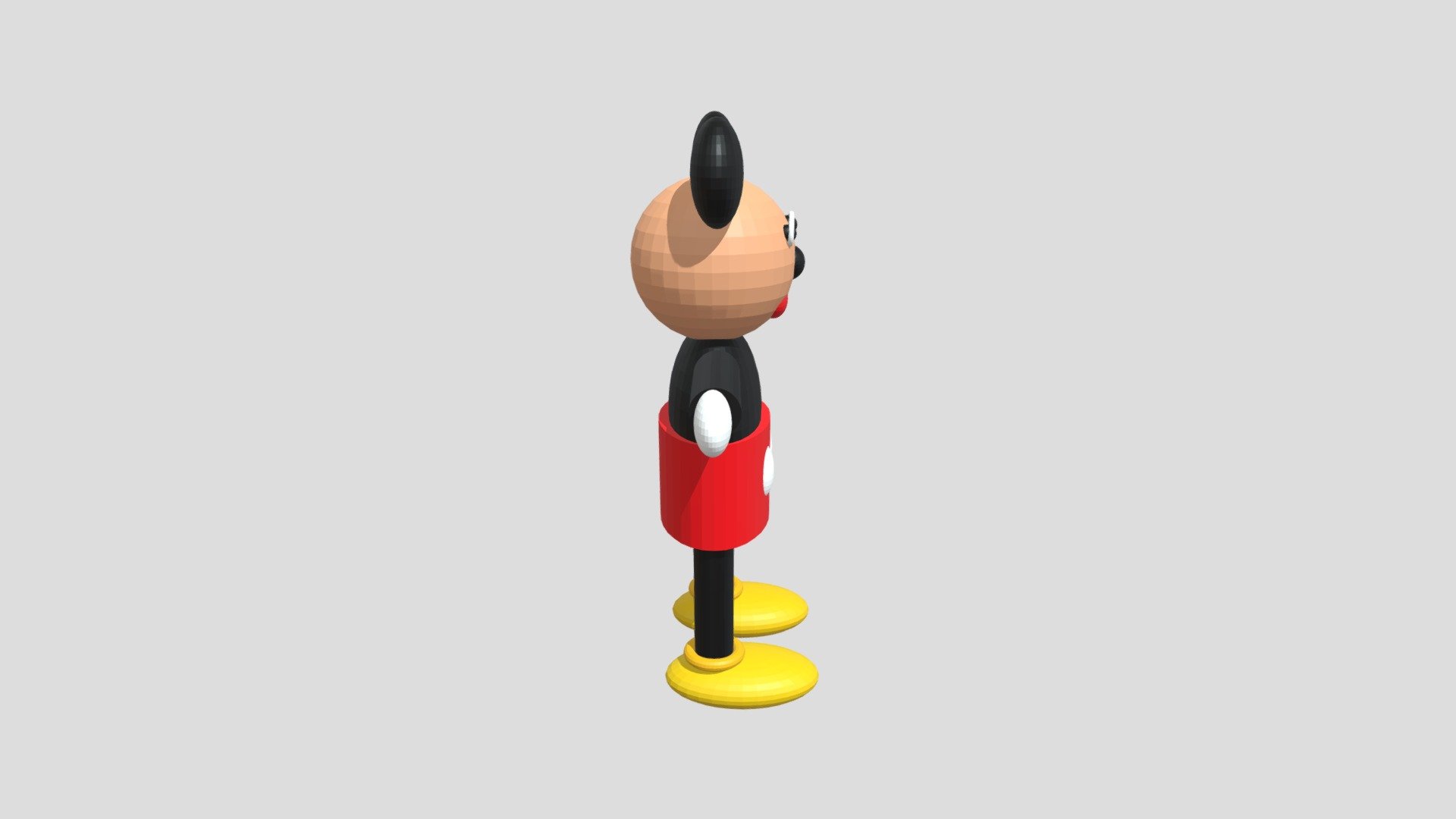 mikke mus - Download Free 3D model by odinsen369 [bdf3a43] - Sketchfab