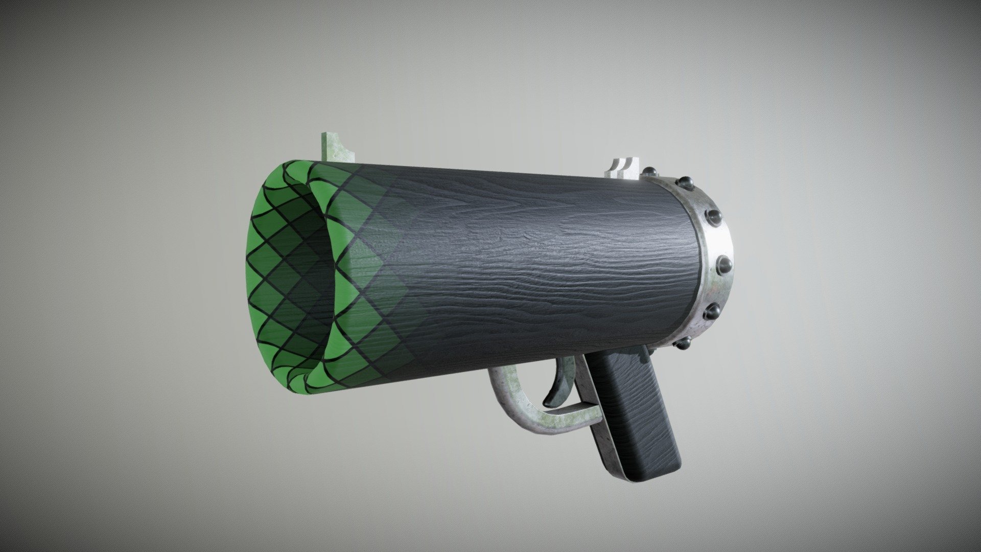 Fat Gun - Download Free 3D model by Ivylistar [bdf5fda] - Sketchfab