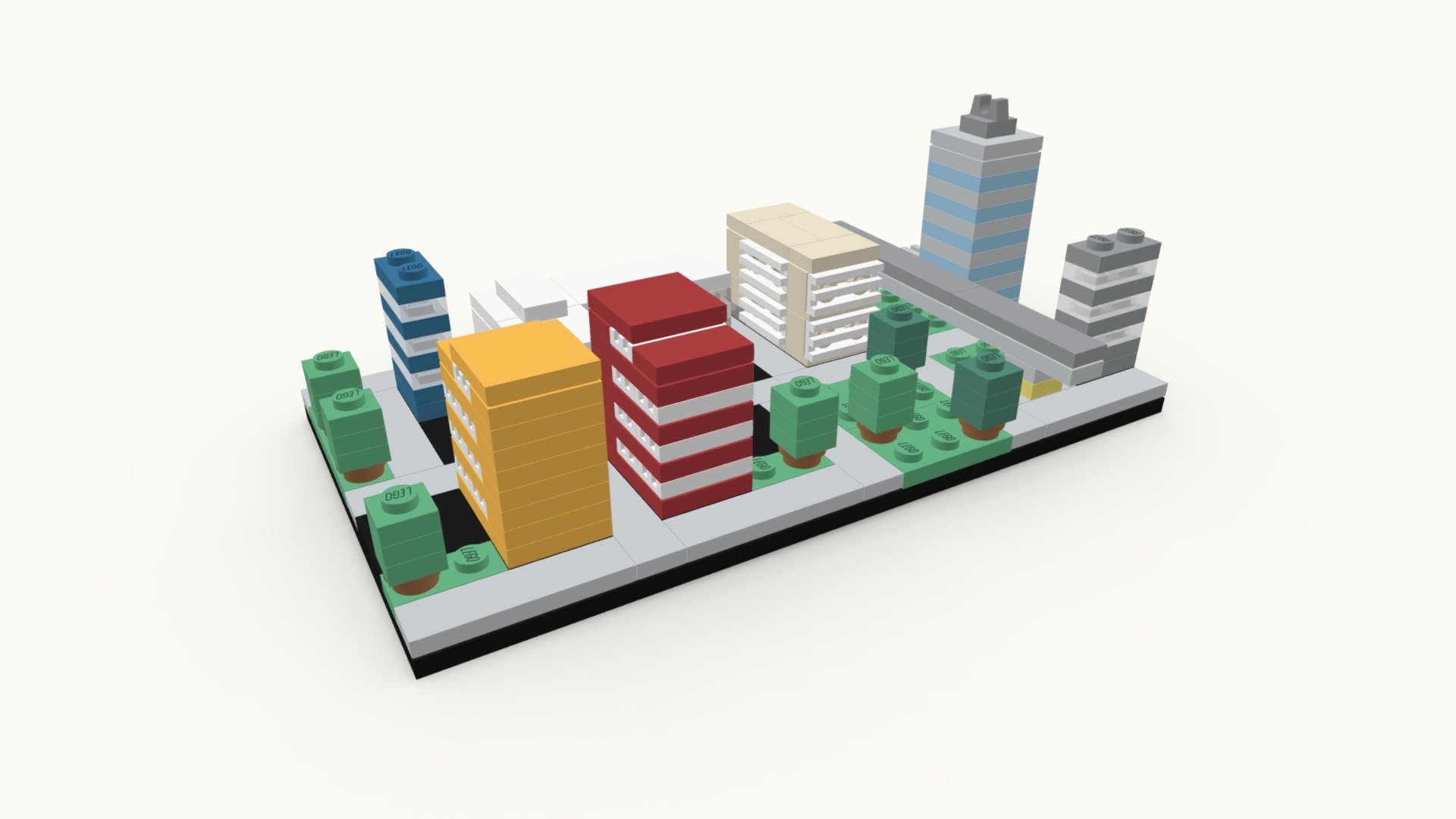 LEGO Downtown District MOC [#0062] - Download Free 3D model by The ...