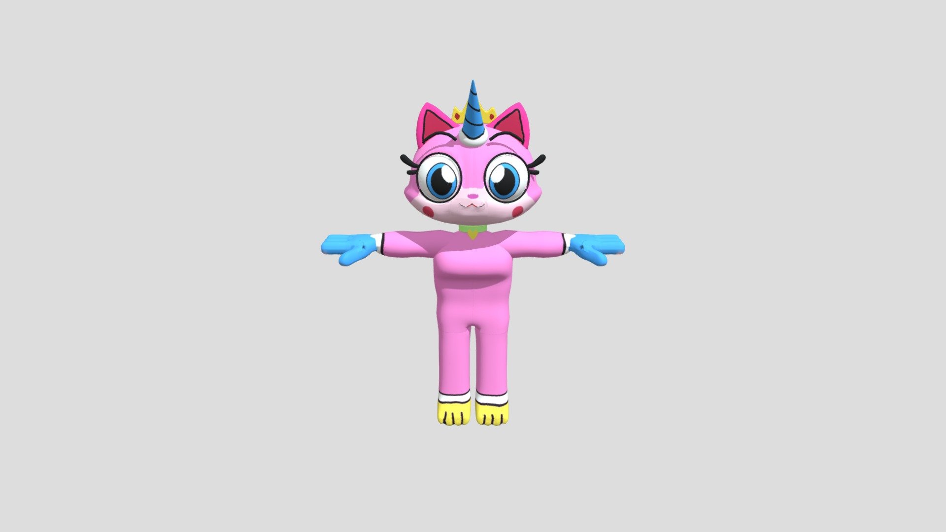 Unikitty (Anthro) - Download Free 3D model by jp7038779 (@Adam7038779 ...