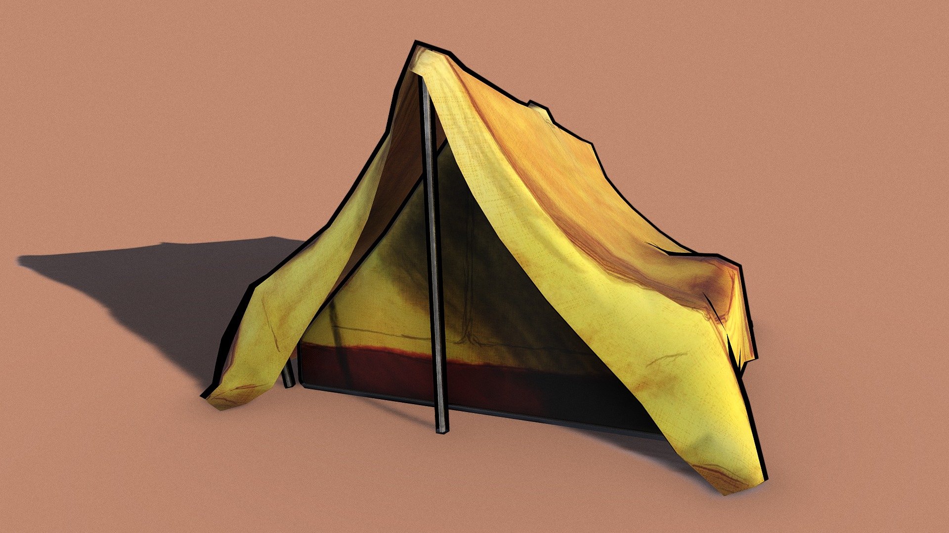 tent - 3D model by Daniel Burba (@burba) [bdf7bc3] - Sketchfab