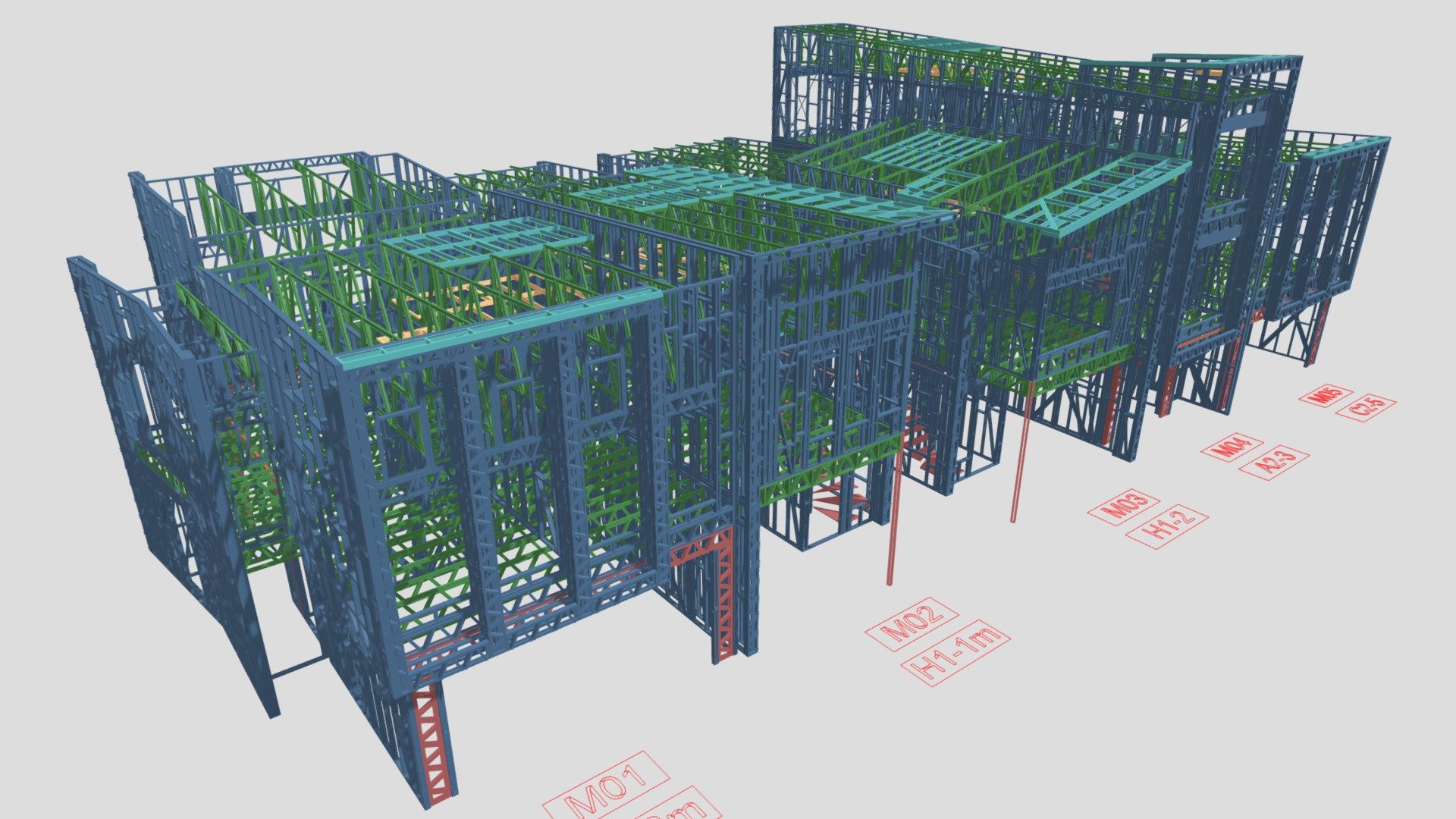 4833-GCB Building 8 - 3D model by Australian Framing Solutions ...