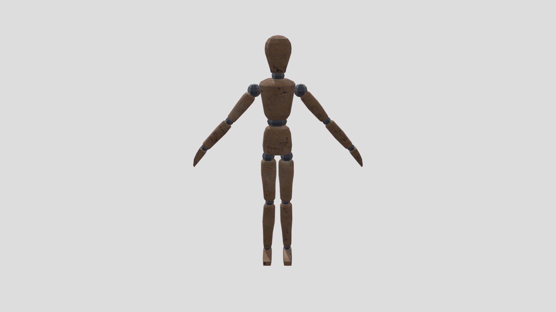 Wooden Mannequin - 3D model by Raman Mandavia (@daddyhercules909 ...