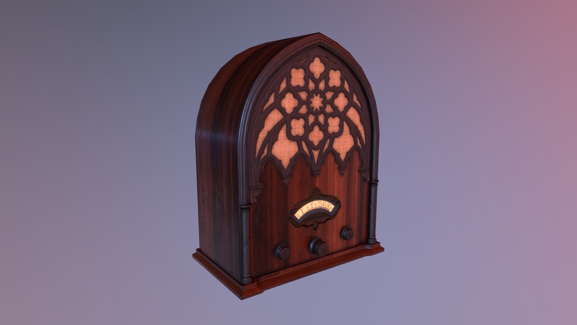 Echophone-60 Cathedral Radio - 3D model by Puneet Jagwani (@Puneet ...