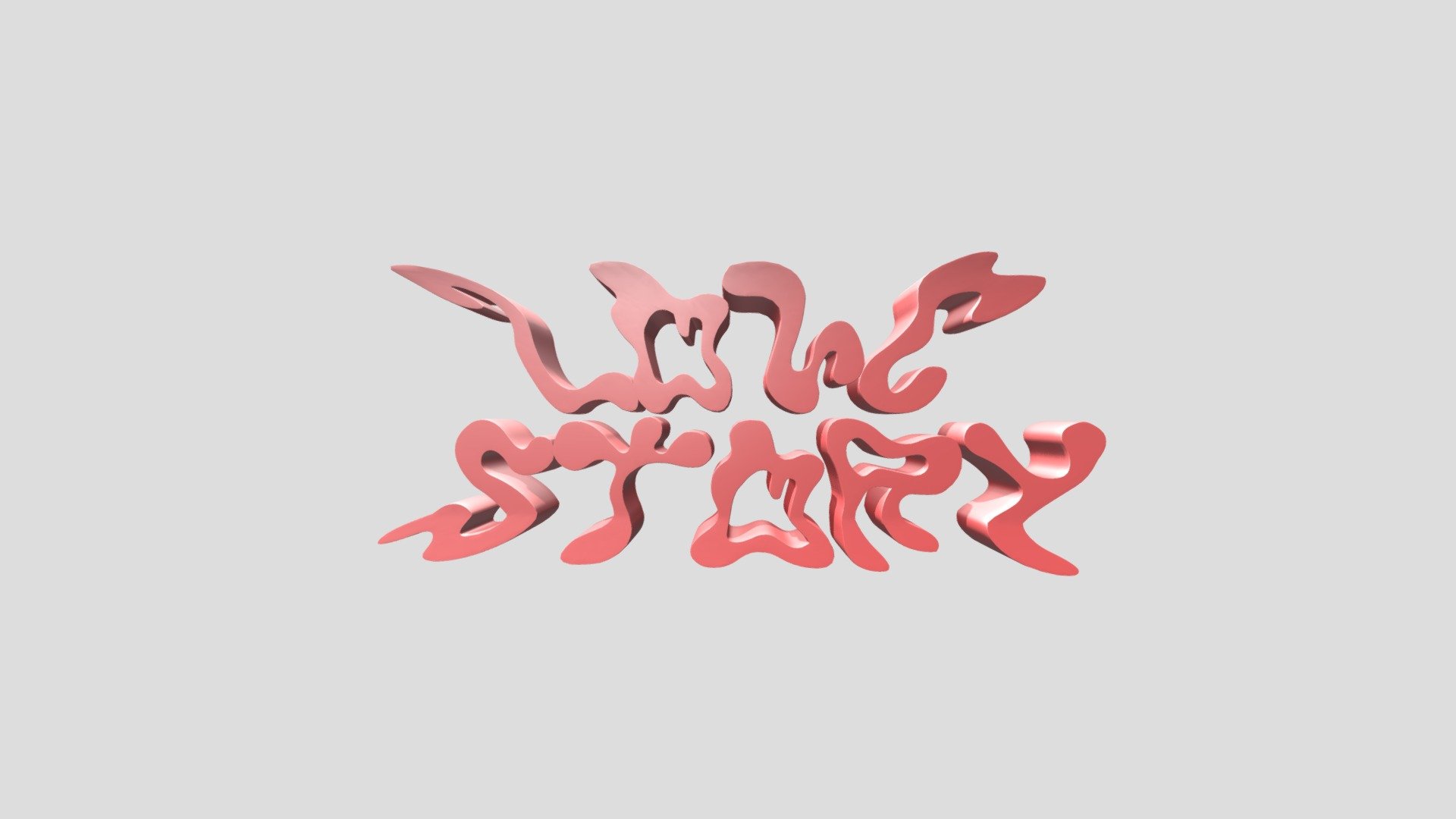 lovestory_napis - 3D model by inexsistens (@mementomoriqba) [bdfb5fe ...