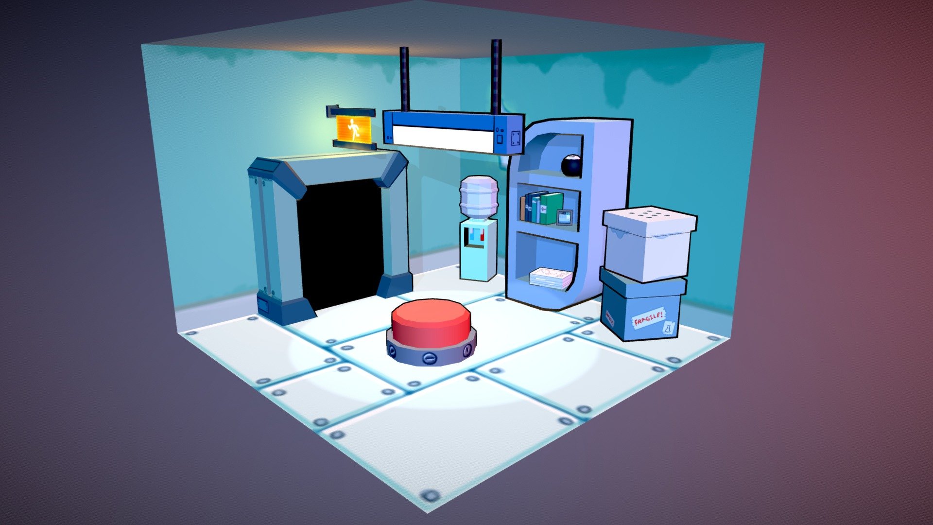 Laboratory Offices - Low-poly Assets - 3D model by Rachel Cutts ...