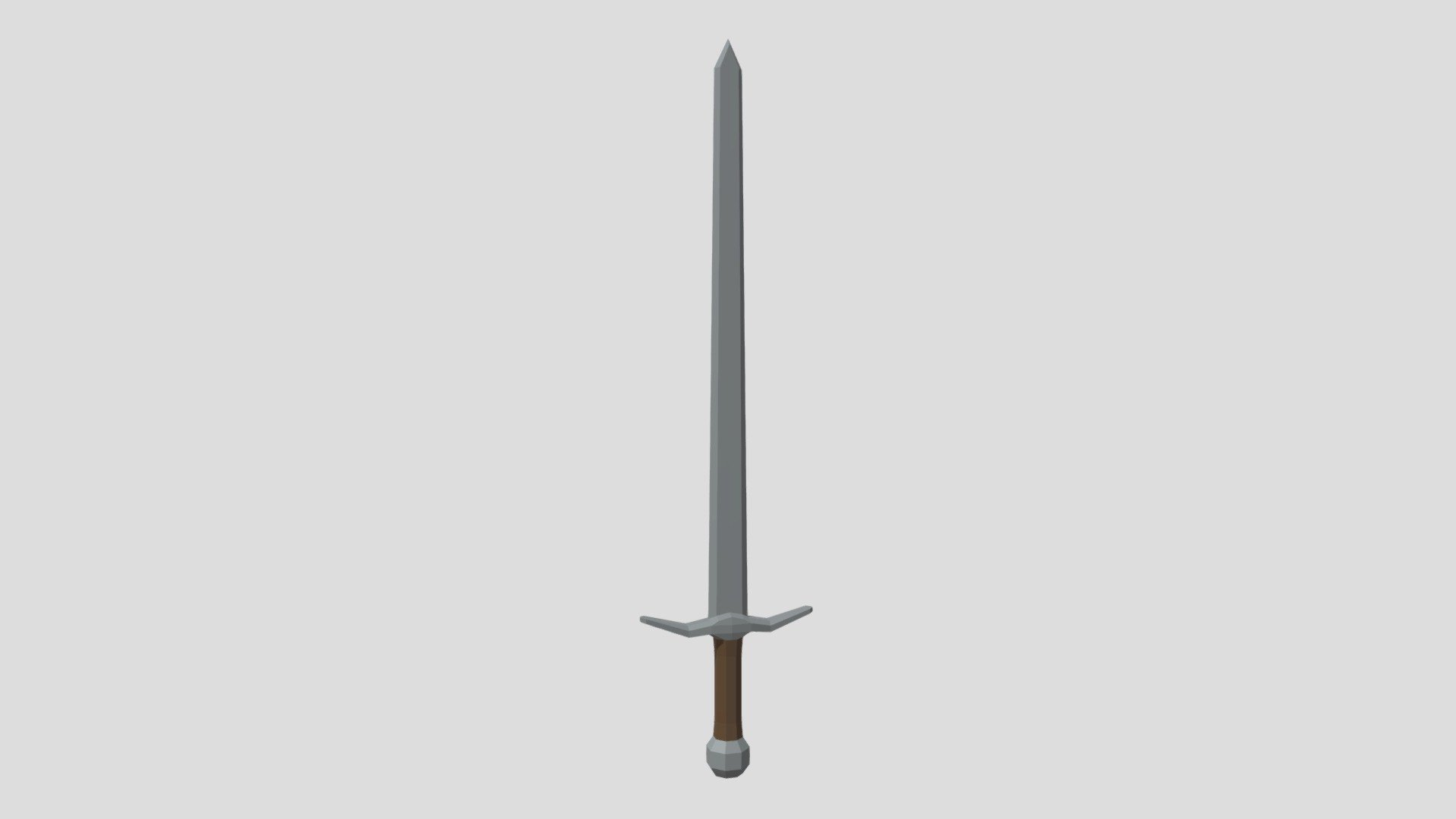 Basic Sword - Download Free 3D model by kau (@walrushow) [bdfbad1] - Sketchfab