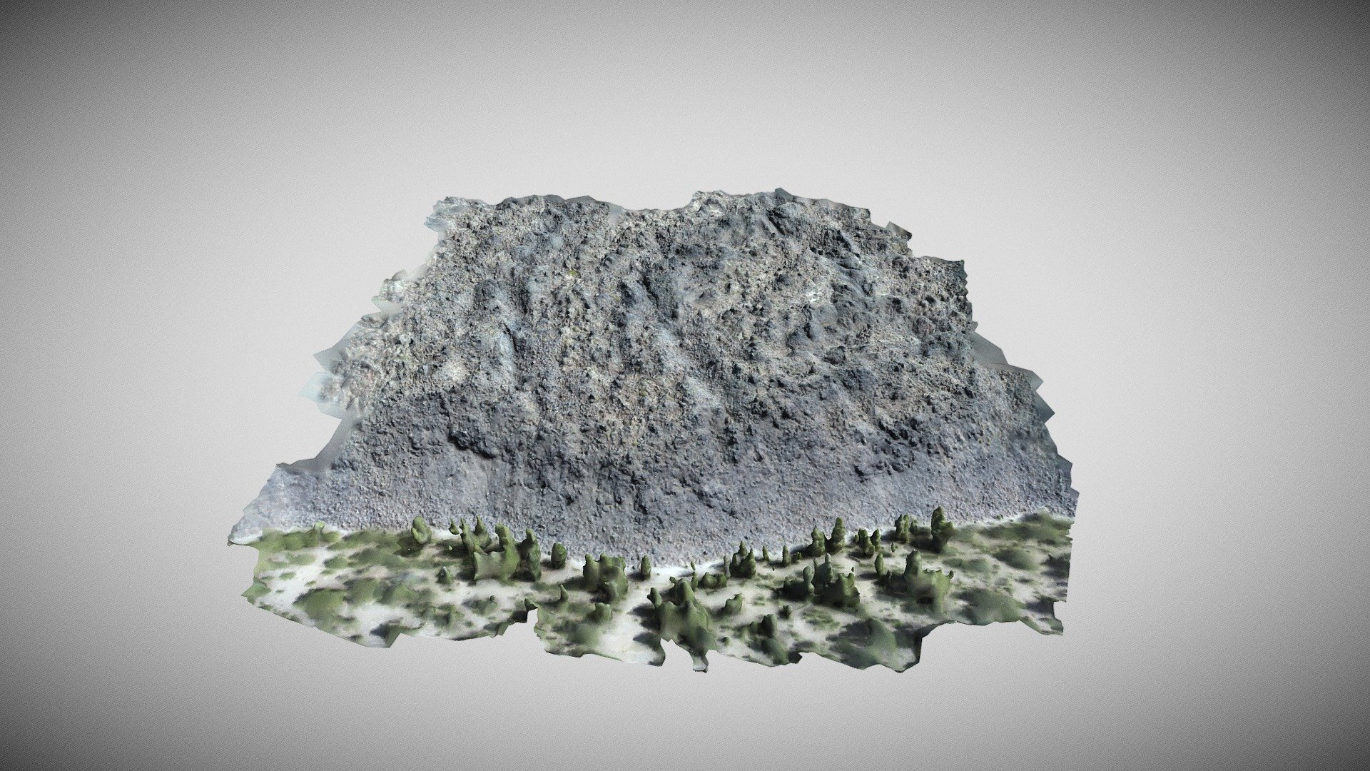 Medicine Lake dacite lava western margin (part) - 3D model by WVU ...