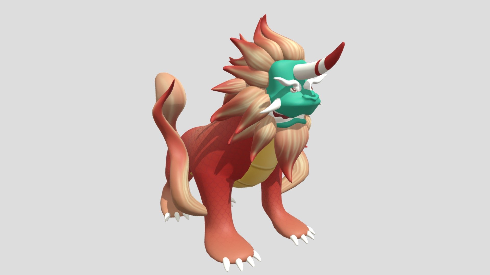 Monster Nian - 3D model by hanhuilu1 [bdfc46f] - Sketchfab