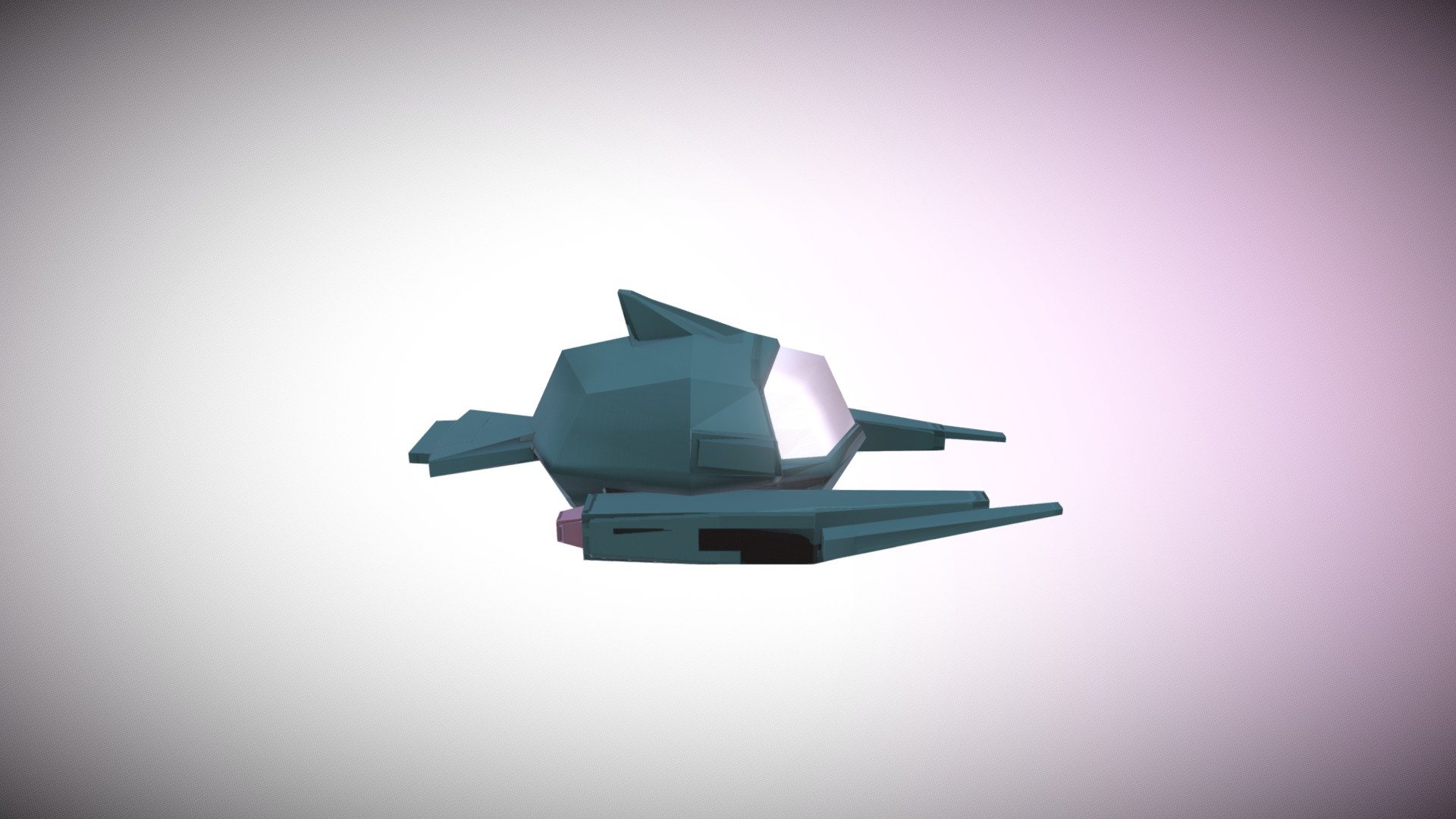Low Poly Spaceship - 3D model by Cat Vandermark (@cvandermark) [bdfc6b5 ...