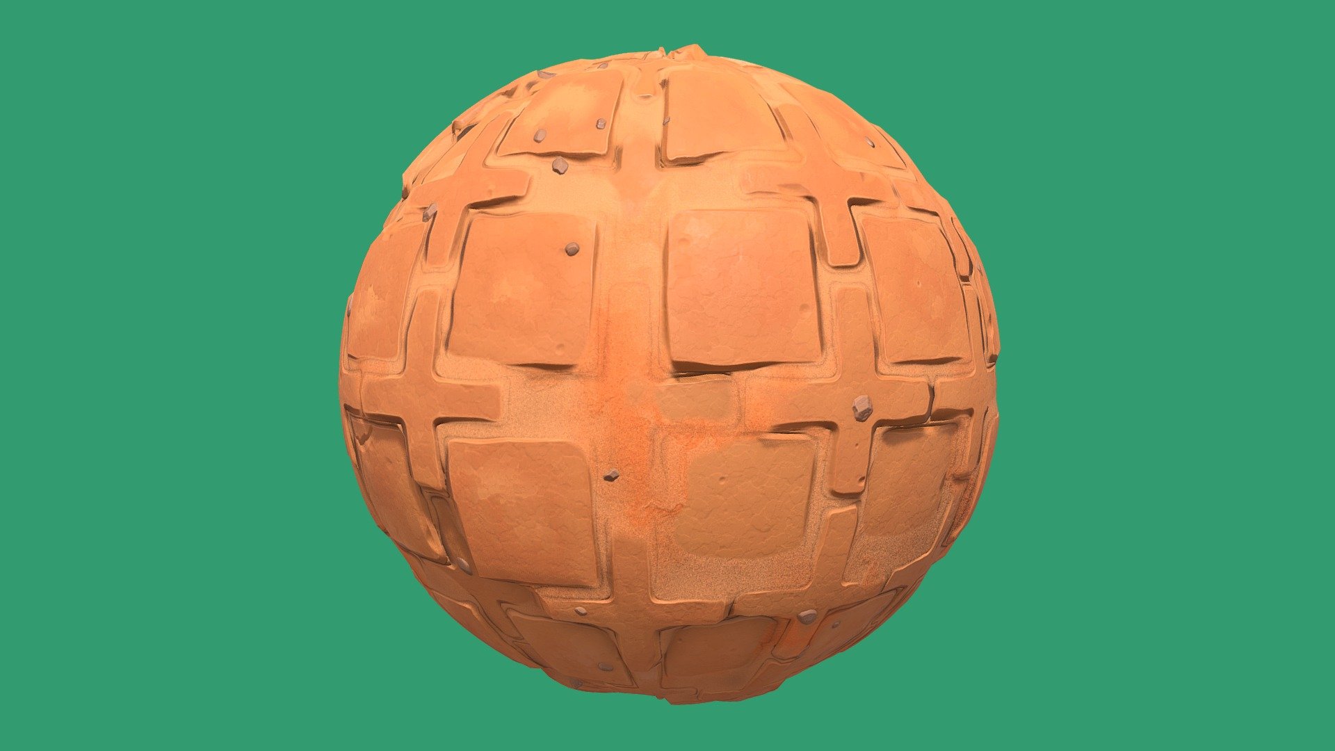 Stylized Desert Tiles Material 02 - Buy Royalty Free 3D model by ...