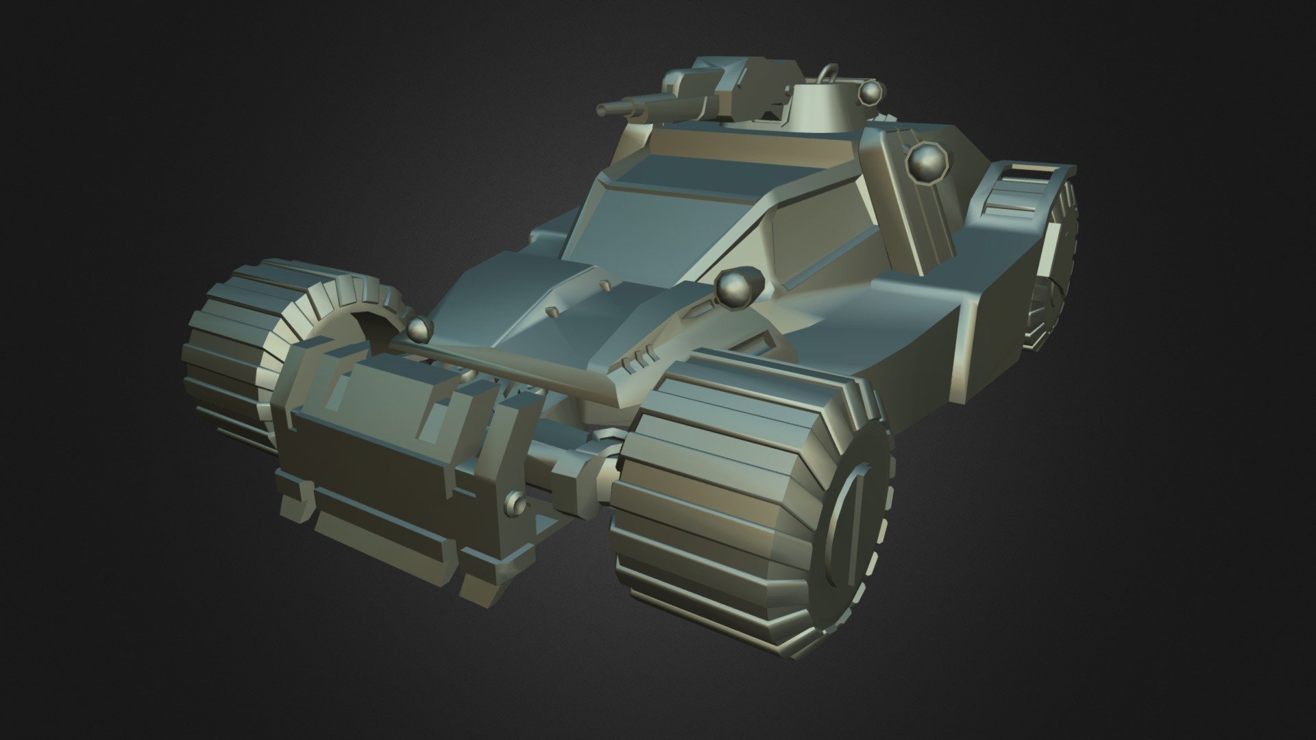 Low Poly Attack Buggy - Download Free 3D model by Steven Miles ...