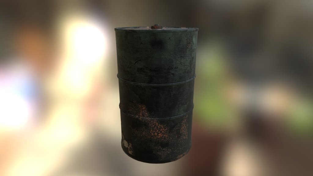 Rusted Oil Barrel - 3D model by vindicateinc [bdfe806] - Sketchfab