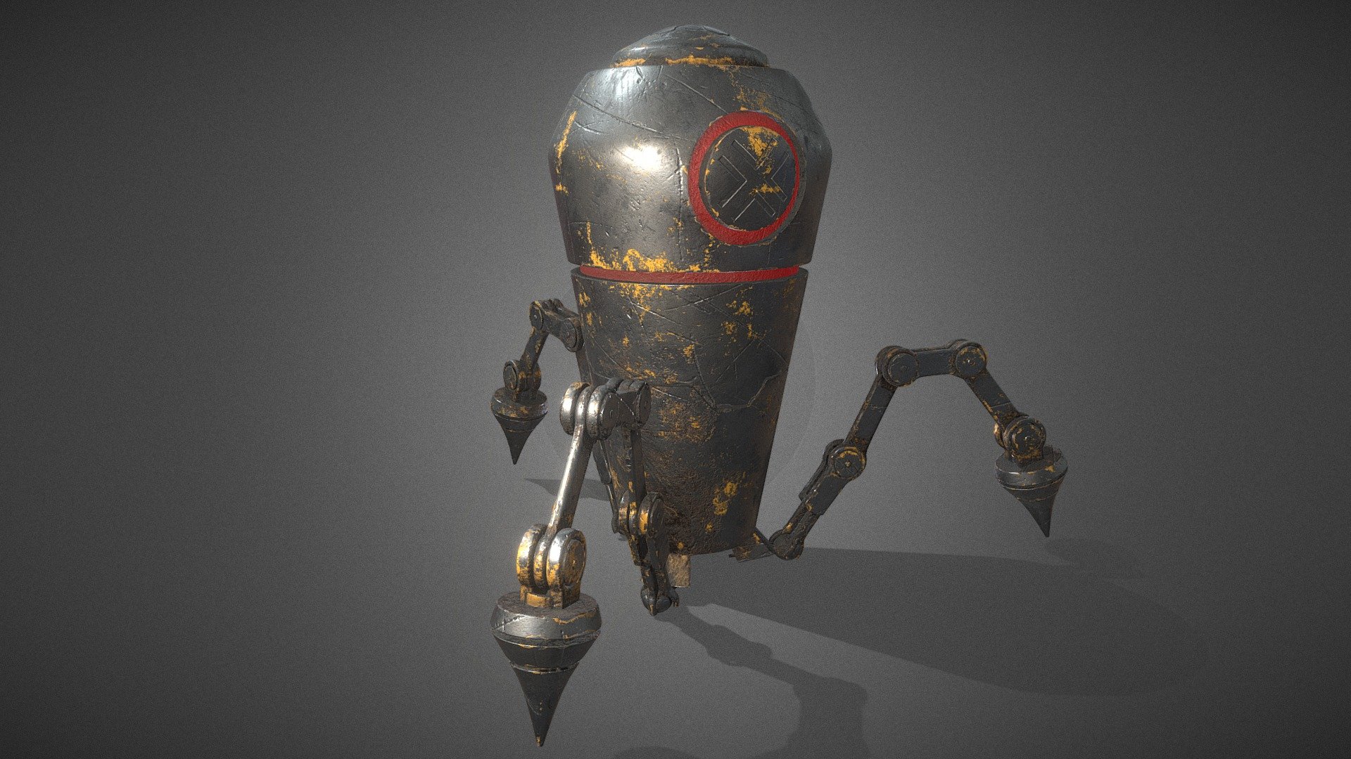 Little Robo/ 3d Model /(mid poly)V1 - 3D model by dickson_mejal ...