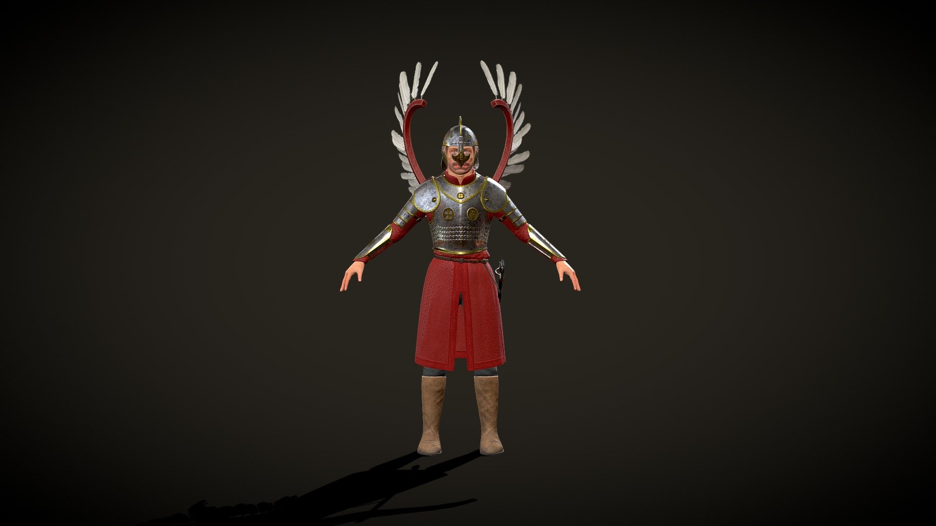 Polish winged hussar - 3D model by nester1279 [be01c6a] - Sketchfab
