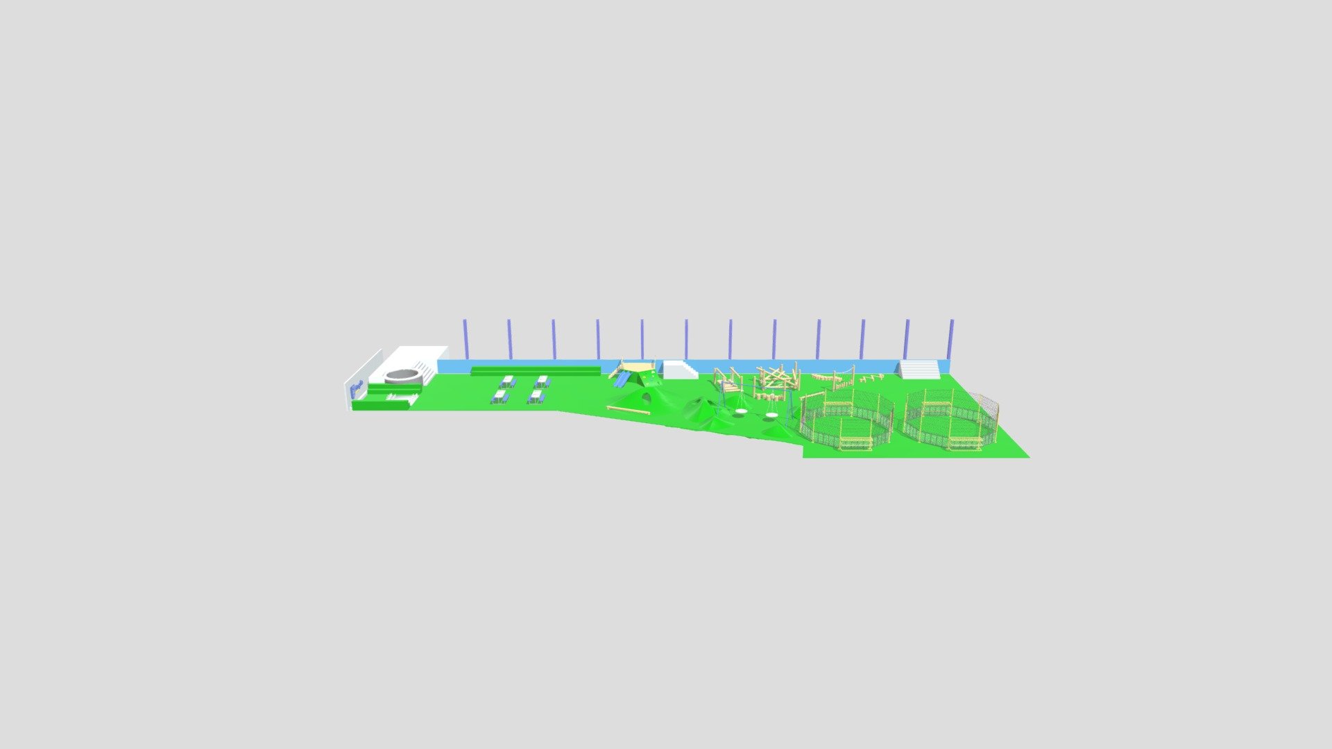 Propuesta área de juegos Anglia Institute - 3D model by Kristof.Julio ...