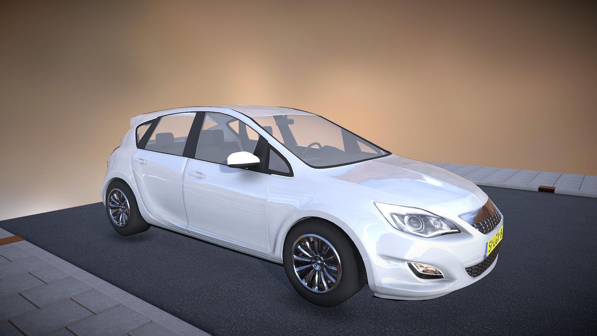 Opel Astra - 3D model by Niels Philipsen (@n.philipsen) [be03faa ...