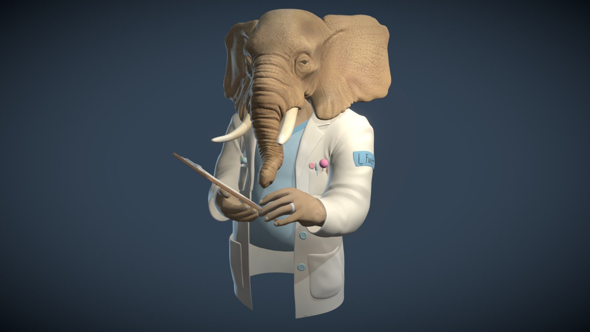 Elephant Doctor - 3D model by March Gutman (@atrammarch) [be04bba ...