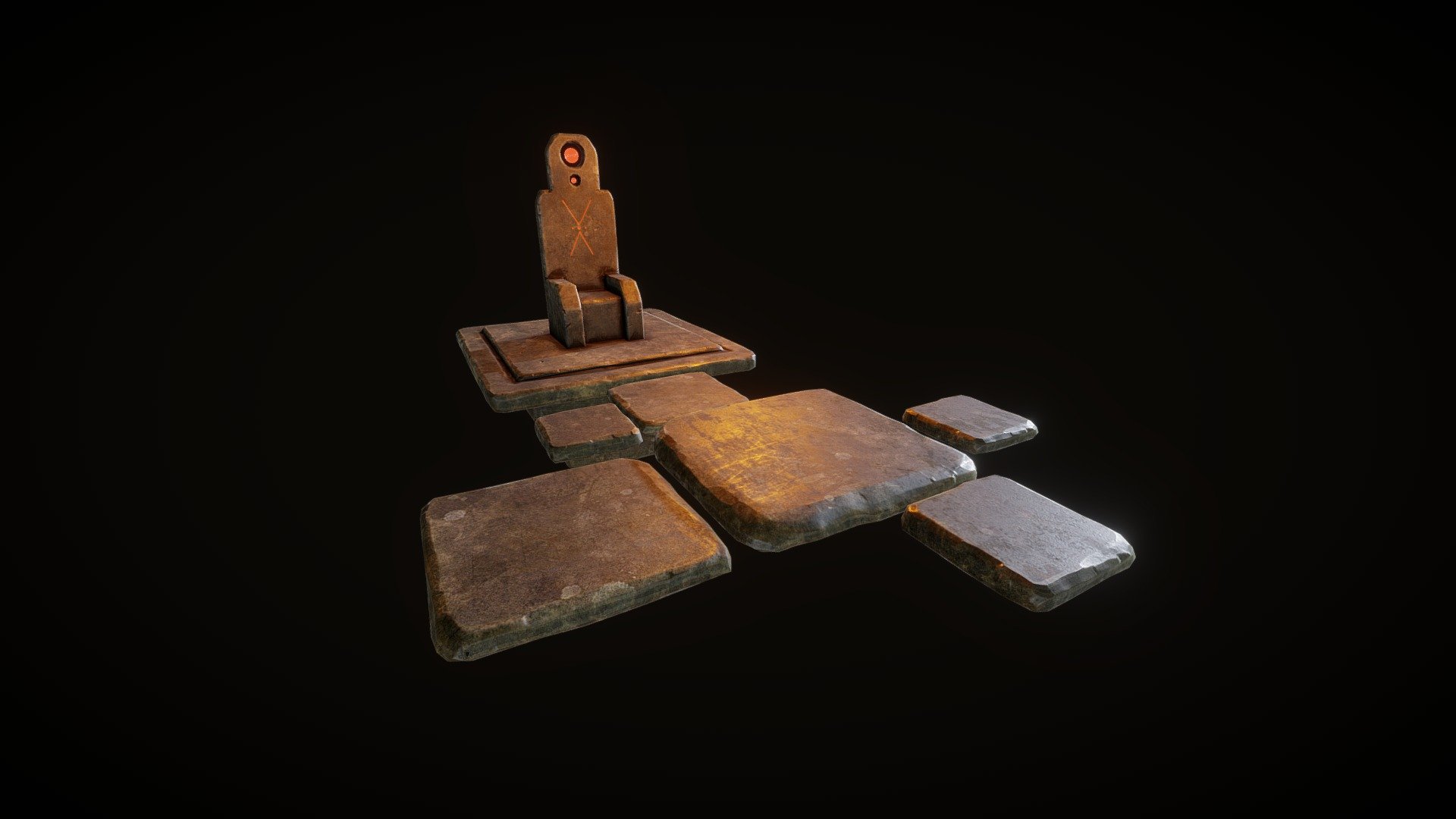 Throne - 3D model by DJMaesen (@bumstrum) [be072a3] - Sketchfab