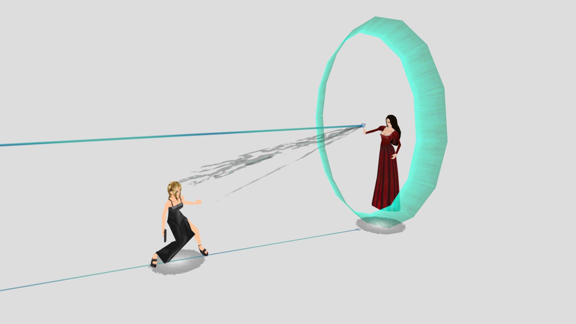Parasite Eve 1 - Aya & Melissa/Eve Fight - Download Free 3D model by ...