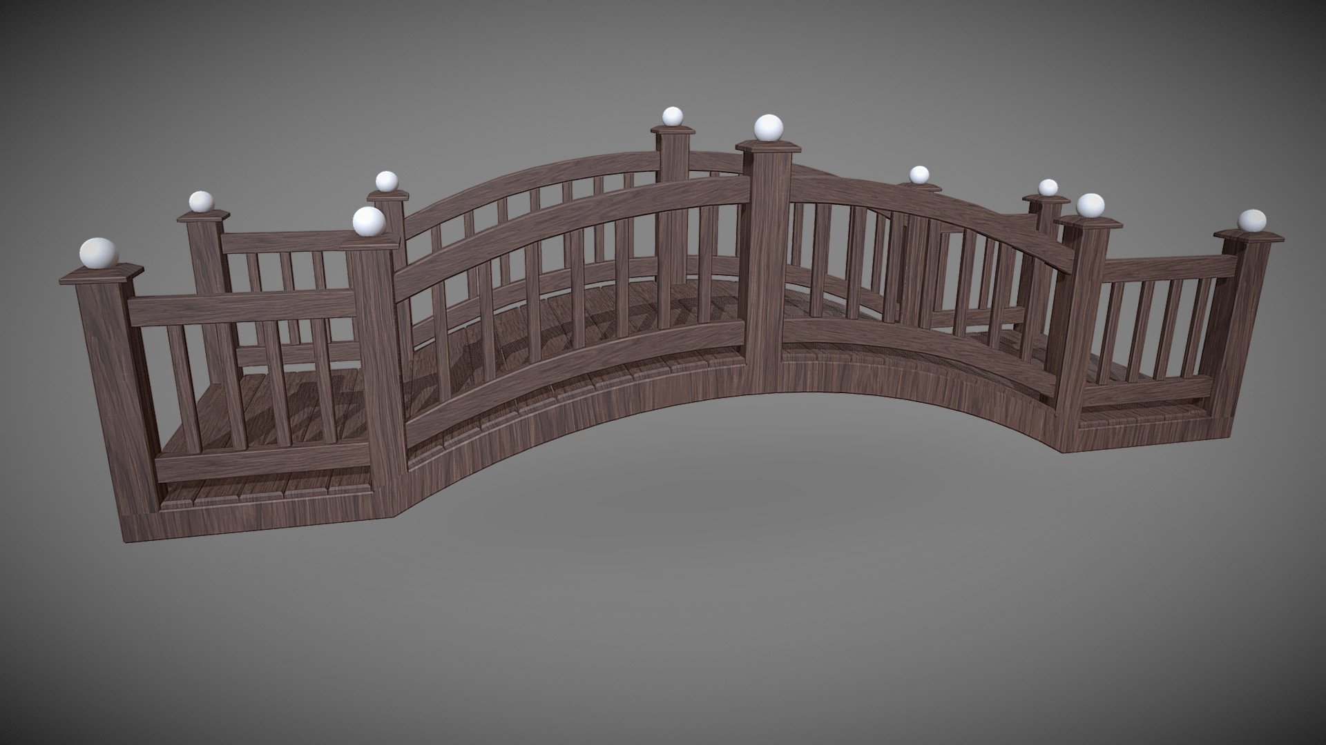 Wooden Bridge - Download Free 3D model by Vladyslav Holhanov ...