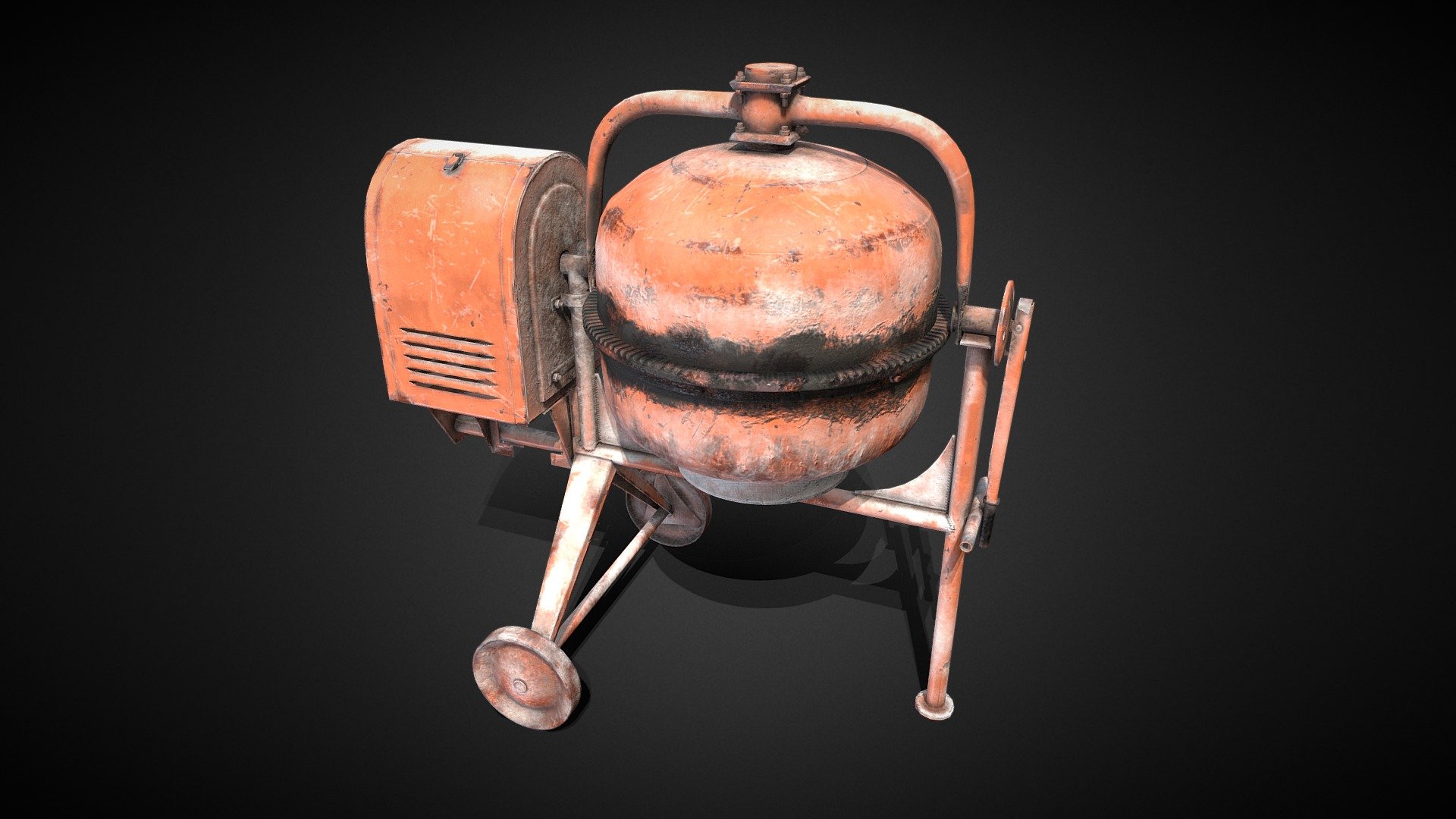 Cement Mixer - 3D model by branimir2412 [be0f279] - Sketchfab